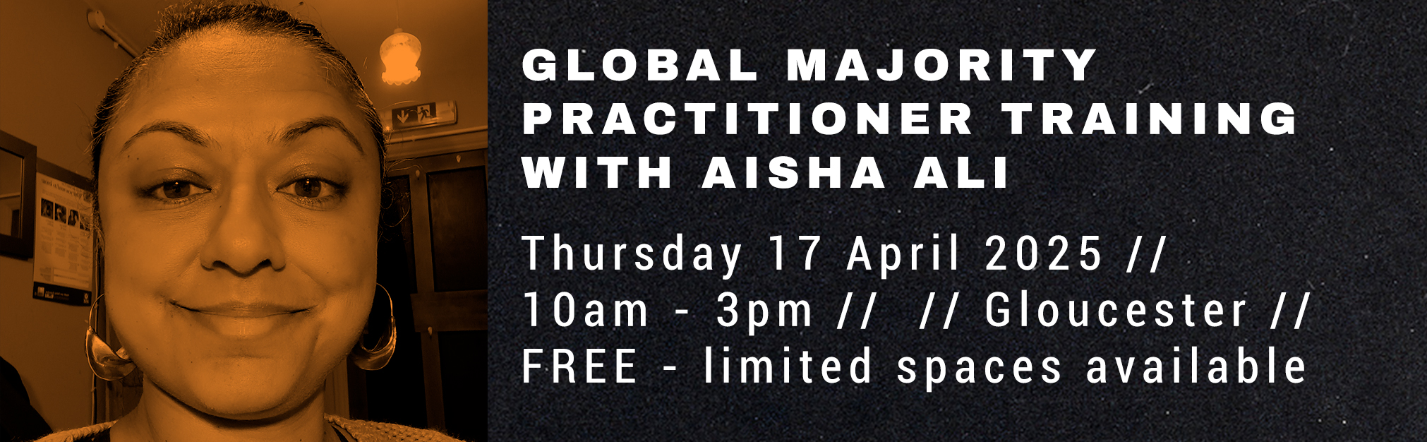 Global Majority Practitioner Training with Aisha Ali – Strike A Light